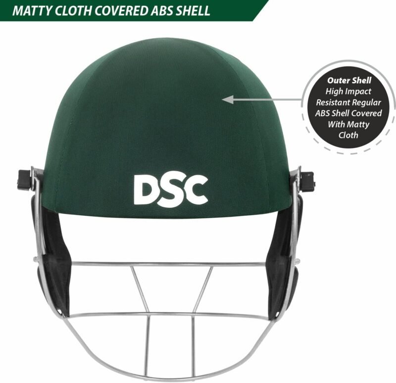 DSC DEFENDER Cricket Helmet For Adults Green - Pro Cricket Sydney
