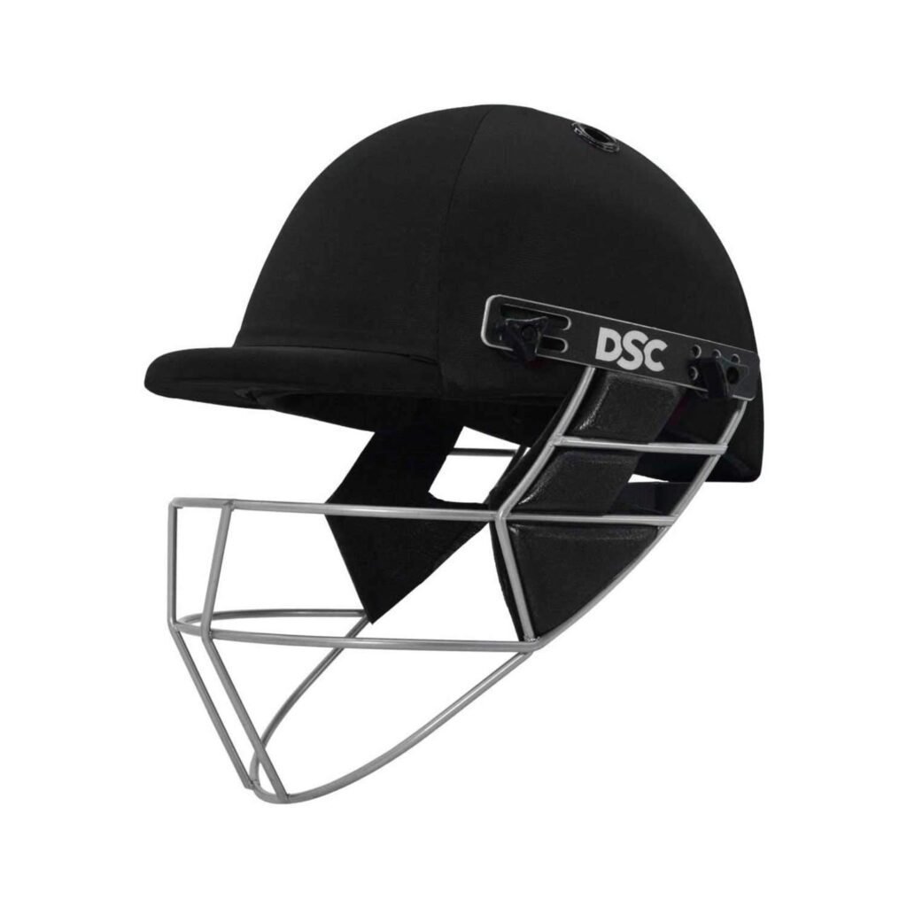 DSC Defender Black Cricket Helmet Adults Black - Pro Cricket Sydney