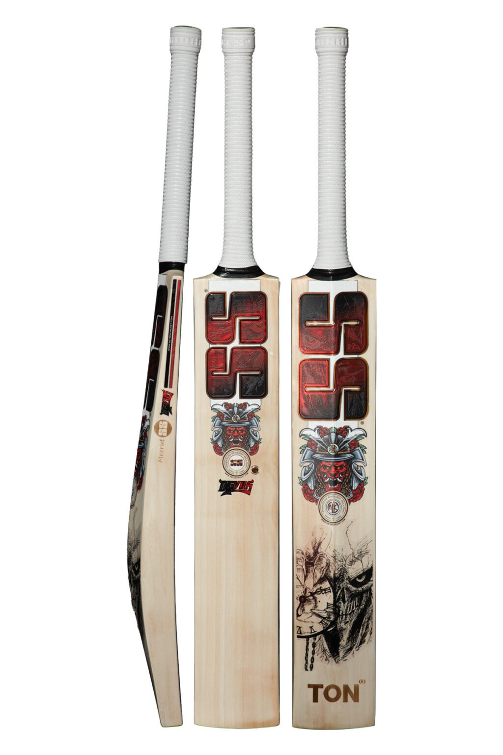 SS Devils Bat (Red) English Willow Cricket Bat – Adults SH - Pro ...
