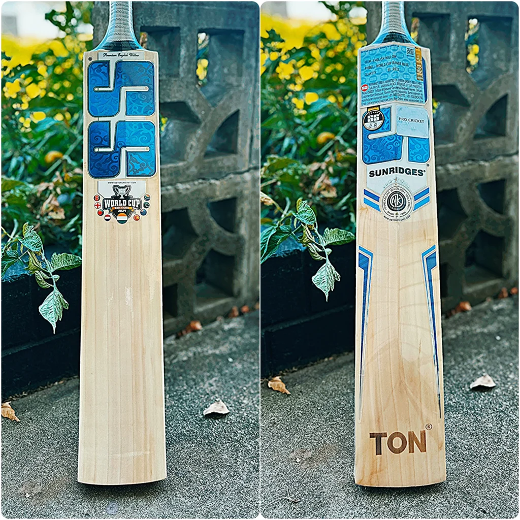 SS World Cup Edition Blue English Willow Cricket Bat – Adults SH - Pro ...
